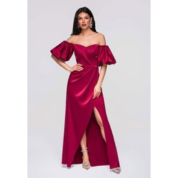 Ombre Abendkleid Damen Gr&ouml;&szlig;e 36 bordeaux Winterkleid