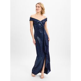Swing Abendkleid ' ' Damen Gr&ouml;&szlig;e 34 marine Winterkleid