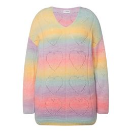 MIAMODA Pullover Damen Gr&ouml;&szlig;e XXL zitrone / mint / flieder / rosa