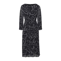s.Oliver BLACK LABEL Kleid Damen Gr&ouml;&szlig;e 44 navy / wei&szlig; Winterkleid
