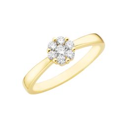 Smart Jewel Ring Damen Gr&ouml;&szlig;e 50 gold / transparent