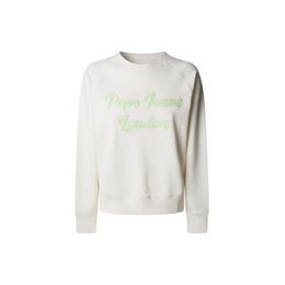 Pepe Jeans Sweatshirt 'Alison' Damen Gr&ouml;&szlig;e S hellgr&uuml;n / wei&szlig;