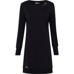 Ragwear Kleid 'Menita O' Damen Gr&ouml;&szlig;e 46 braun / hellgrau / schwarz Winterkleid