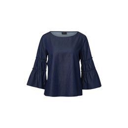 s.Oliver BLACK LABEL Bluse Damen Gr&ouml;&szlig;e XL dunkelblau