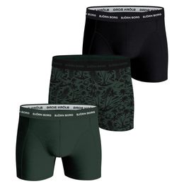 Bj&ouml;rn Borg Bj&ouml;rn Borg Boxershorts Herren Gr&ouml;&szlig;e XS gr&uuml;n / schwarz / wei&szlig;