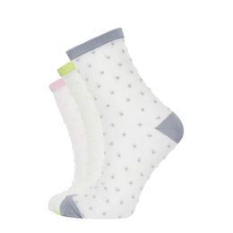 comma, COMMA Socken Damen Gr&ouml;&szlig;e 35/38 saphir / zitrone / rosa / wei&szlig;