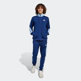 adidas Sportswear Trainingsanzug Herren Gr&ouml;&szlig;e S blau / cyanblau / wei&szlig;