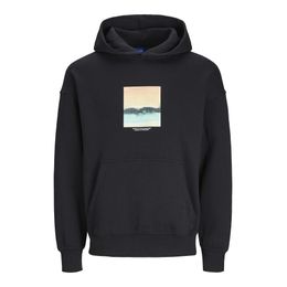 Jack & Jones Jack & Jones Sweatshirt 'Vesterbro' Herren Gr&ouml;&szlig;e S aqua / hellorange / schwarz / wei&szlig;