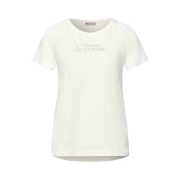 Street One T-Shirt Damen Gr&ouml;&szlig;e S silber / offwhite