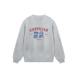 F4NT4STIC Sweatshirt 'Knut & Jan Hamburg' Herren Gr&ouml;&szlig;e L blau / grau / rot
