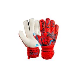Reusch Sporthandschuhe 'Attrakt Grip' Herren Gr&ouml;&szlig;e M/L himmelblau / rot / schwarz / wei&szlig;