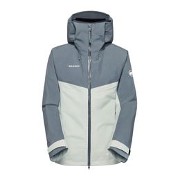 Mammut Outdoorjacke &lsquo;Crater IV&rsquo; Damen Gr&ouml;&szlig;e XXL grau / pastellgr&uuml;n