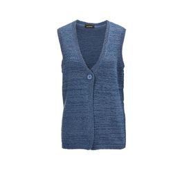 GOLDNER Strickweste Damen Gr&ouml;&szlig;e XS blau