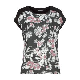 Tamaris Bluse Damen Gr&ouml;&szlig;e L grau / rosa / schwarz / wei&szlig;