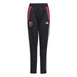 adidas Performance Sporthose 'Jude Bellingham' Jungen Gr&ouml;&szlig;e 140 hellgrau / grenadine / schwarz
