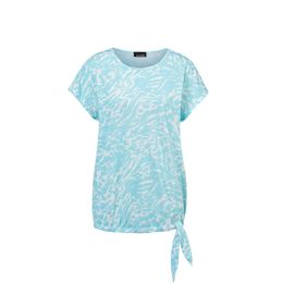 GOLDNER Shirt Damen Gr&ouml;&szlig;e XXL aqua / wei&szlig;
