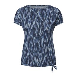 Cecil Shirt Damen Gr&ouml;&szlig;e XS navy / hellblau