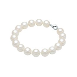 Rafaela Donata Armband Damen Gr&ouml;&szlig;e 19 silber / wei&szlig;