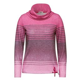 Cecil Shirt Damen Gr&ouml;&szlig;e XS grau / pink