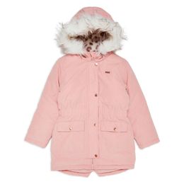 Threadgirls &Uuml;bergangsjacke 'Cher' M&auml;dchen Gr&ouml;&szlig;e 110/116 braun / pink / wei&szlig;