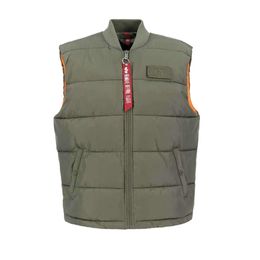 Alpha Industries Weste 'Puffer' Herren Gr&ouml;&szlig;e XL gr&uuml;n