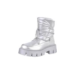 Ital-Design Snowboots Damen Gr&ouml;&szlig;e 40 silber Winterschuhe