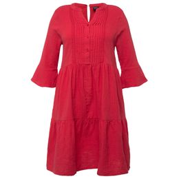 Ulla Popken Kleid Damen Gr&ouml;&szlig;e 46/48 rot Winterkleid