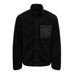 Only & Sons Only & Sons Fleecejacke 'ONSDallas' Herren Gr&ouml;&szlig;e M schwarz