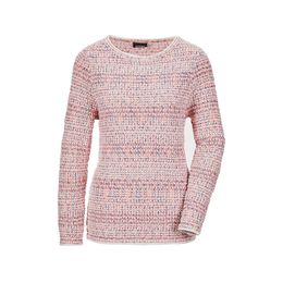 GOLDNER Pullover Damen Gr&ouml;&szlig;e M/L pink / wei&szlig;