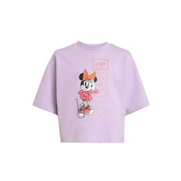 adidas Sportswear T-Shirt 'Disney Minnie Mouse' Jungen Gr&ouml;&szlig;e 104 helllila / orange / hellpink / schwarz