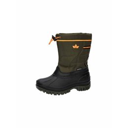 Lico Snowboots 'Bobby' Jungen Gr&ouml;&szlig;e 28 oliv / orange / schwarz