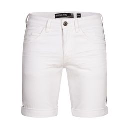 INDICODE Jeans Shorts 'Fife' Herren Gr&ouml;&szlig;e 35/36 rot / schwarz / white denim
