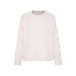 Senses.the Label Sweatshirt SI:NA aus Jersey-Rippstrick Damen Gr&ouml;&szlig;e XL wollwei&szlig;