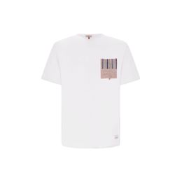 Distretto12 T-Shirt 'Tobart' Herren Gr&ouml;&szlig;e M beige / navy / oliv / wei&szlig;