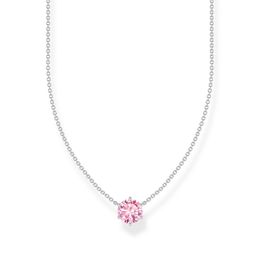 Thomas Sabo Kette Damen Gr&ouml;&szlig;e 45 hellpink / silber