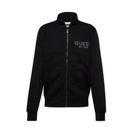 Guess Sweatjacke Herren Gr&ouml;&szlig;e M greige / schwarz