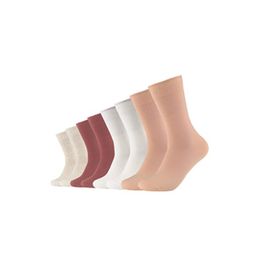 s.Oliver Socken Damen Gr&ouml;&szlig;e 39/42 beige / pink / wei&szlig;