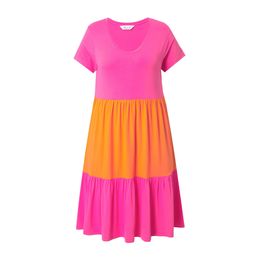 MIAMODA Kleid Damen Gr&ouml;&szlig;e 46 orange / pink Winterkleid