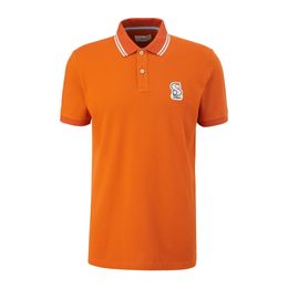 s.Oliver Poloshirt Herren Gr&ouml;&szlig;e XXXL orange / wei&szlig;