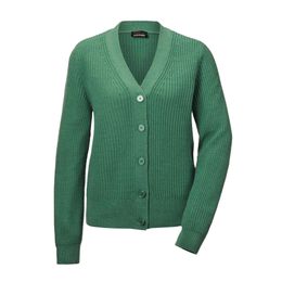 GOLDNER Strickjacke Damen Gr&ouml;&szlig;e L gr&uuml;n