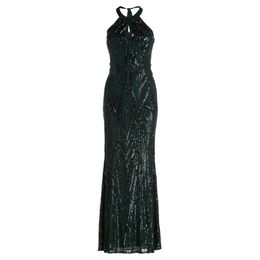 Vera Mont Abendkleid Damen Gr&ouml;&szlig;e 34 dunkelgr&uuml;n Winterkleid