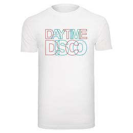 MT Men T-Shirt 'Daytime Disco' Herren Gr&ouml;&szlig;e S blau / limette / rubinrot / wei&szlig;