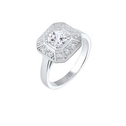 Elli Premium Ring Damen Gr&ouml;&szlig;e 58 silber / wei&szlig;