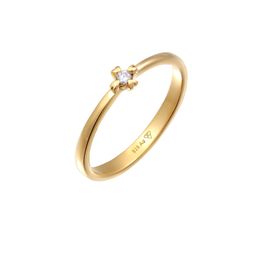 Elli DIAMONDS Ring Damen Gr&ouml;&szlig;e 54 gold