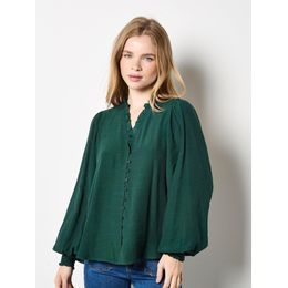 Apricot Ruffle Collar Blouse ' ' Damen Gr&ouml;&szlig;e XXL gr&uuml;n