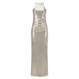 Nicowa Abendkleid LUCAWIA Damen Gr&ouml;&szlig;e 36 silber Winterkleid