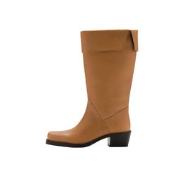 Mango Stiefel 'Citry' Damen Gr&ouml;&szlig;e 37 cognac Winterschuhe