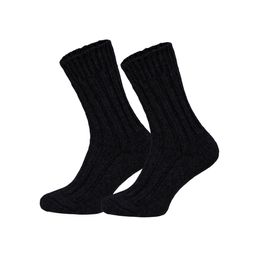 Homeofsocks Socken 'HOS208' Damen Gr&ouml;&szlig;e 43/46 schwarz