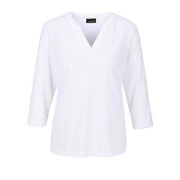 GOLDNER Shirt Damen Gr&ouml;&szlig;e S/M wei&szlig;meliert