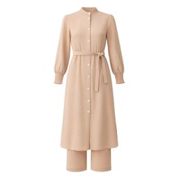 Modamihram Hosenanzug Damen Gr&ouml;&szlig;e 42 beige